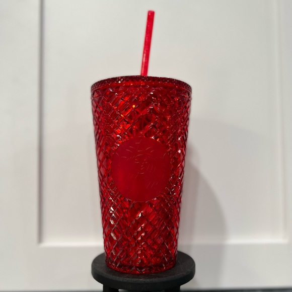 Starbucks | Accessories | Starbucks Holiday 22 Ruby Red Jeweled Grande ...